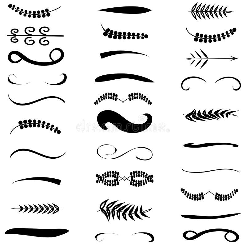 Collection of Borders for Design. Vector Image for Your Website. Stock ...