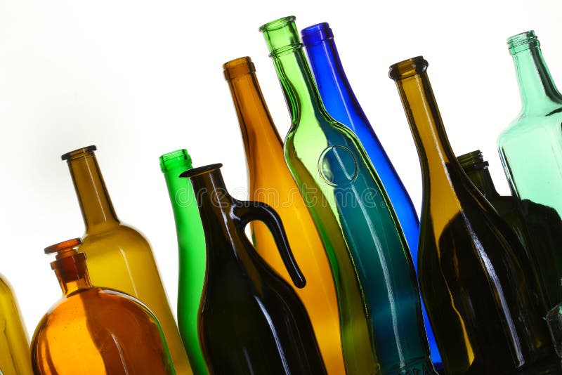 Collection bottles stock image. Image of antiques, gleam - 69302493
