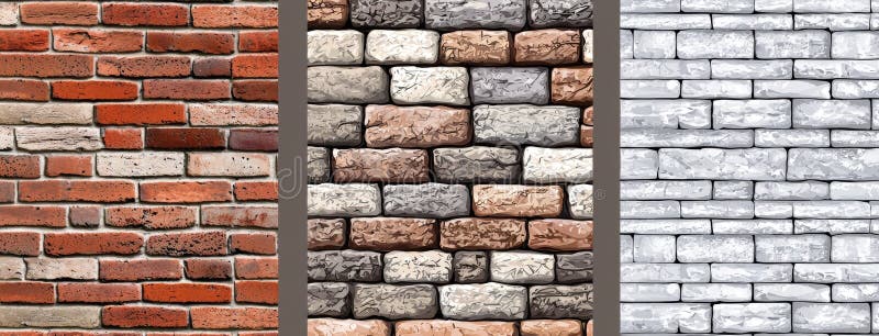 This Collection of Brick Wall Textures Features Random Natural Brick ...