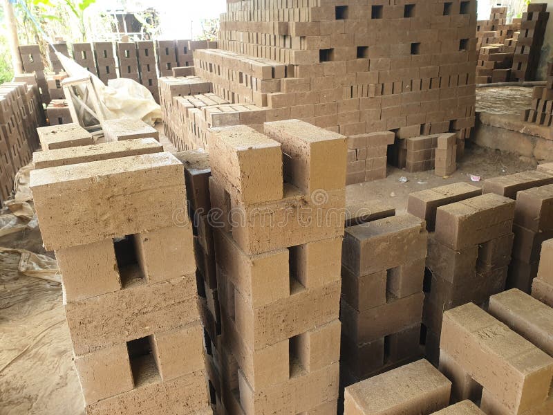 A Collection of Bricks that Have Not yet Been Processed Stock Image - Image of collection ...