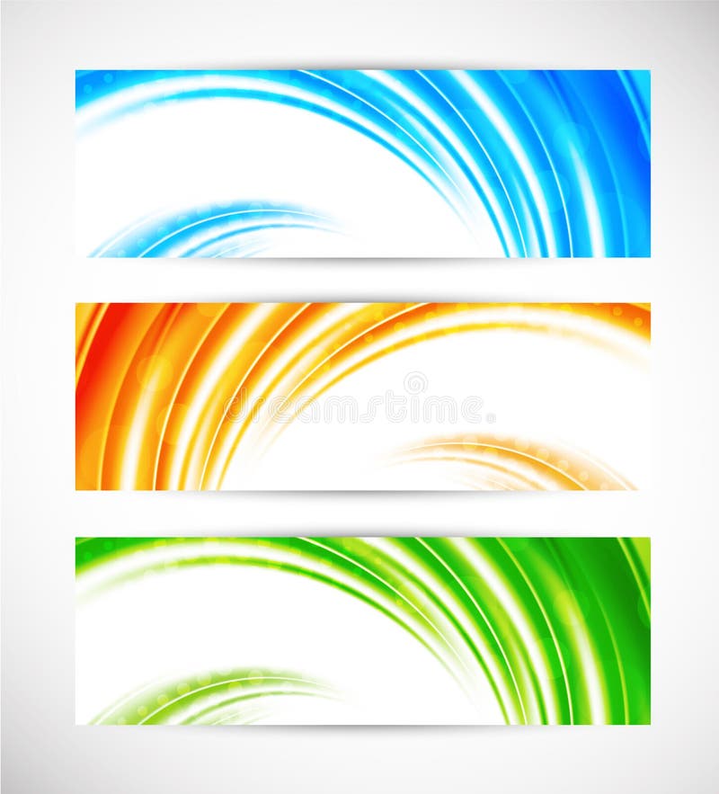 Collection of Bright Banners Stock Vector - Illustration of blue ...