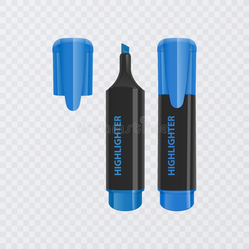 Highlighters Illustration Stock Illustrations – 526 Highlighters ...