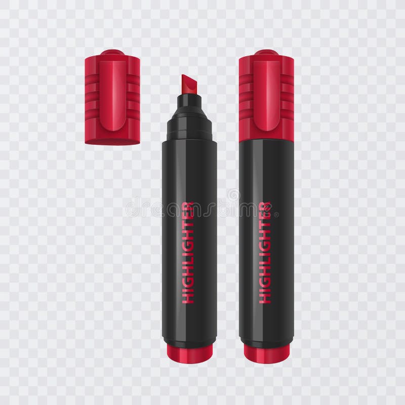 Highlighters Illustration Stock Illustrations – 526 Highlighters ...