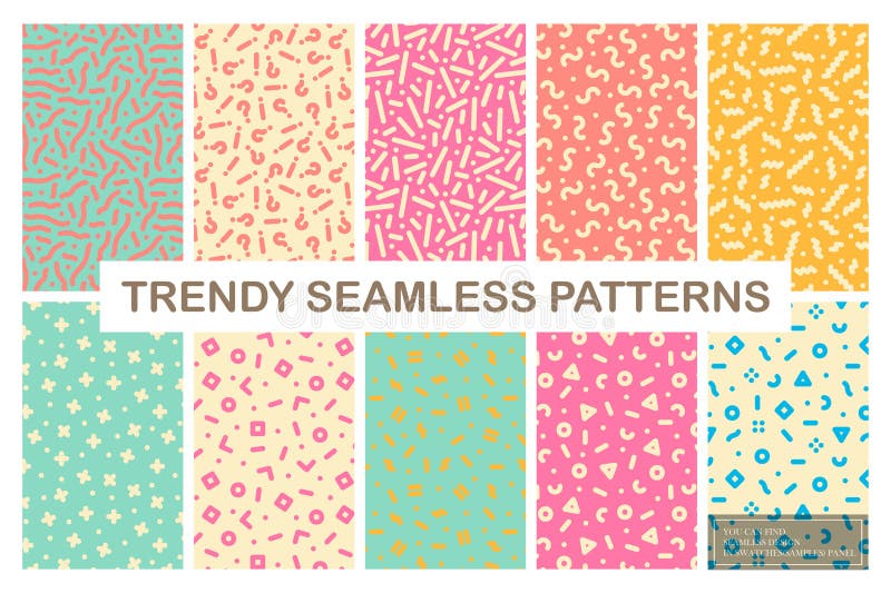 Fun Seamless Patterns Stock Illustrations – 12,343 Fun Seamless ...