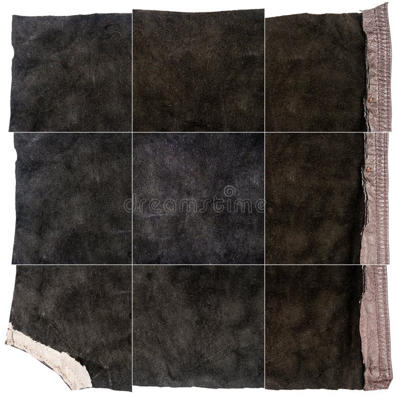 Collection of Brown Leather Textures Stock Photo - Image of rough ...