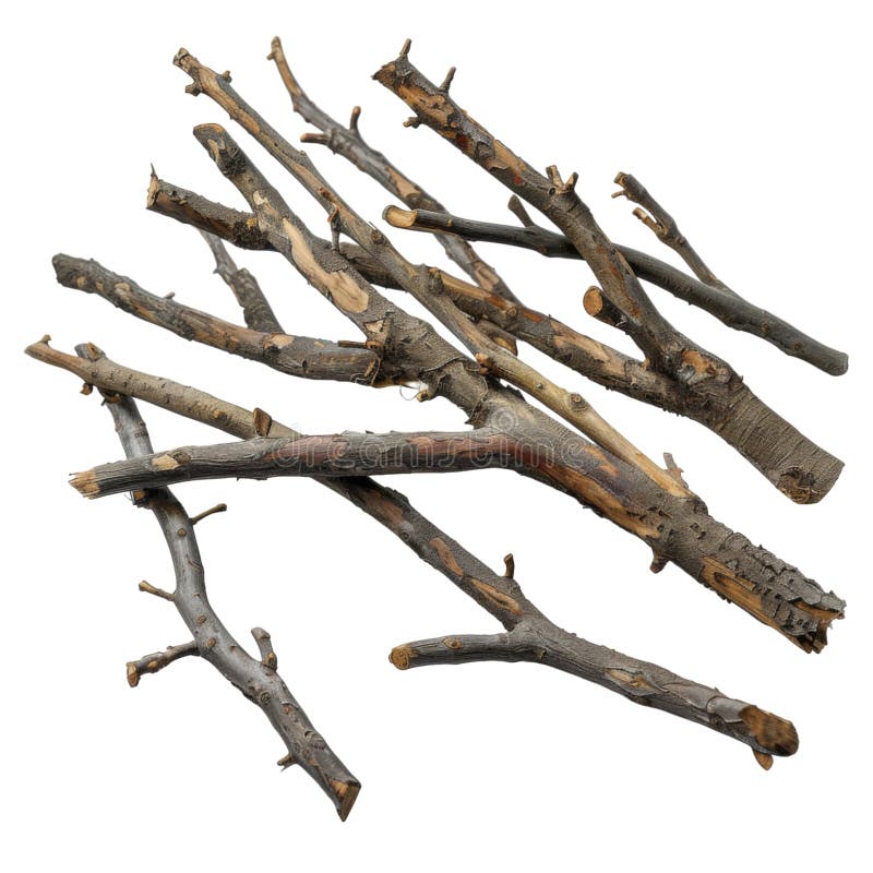 A Collection of Brown Twigs and Branches Stock Illustration ...