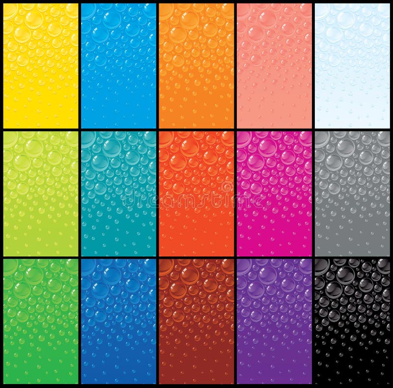 Collection of Bubble Patterns. Vector Images Stock Vector ...