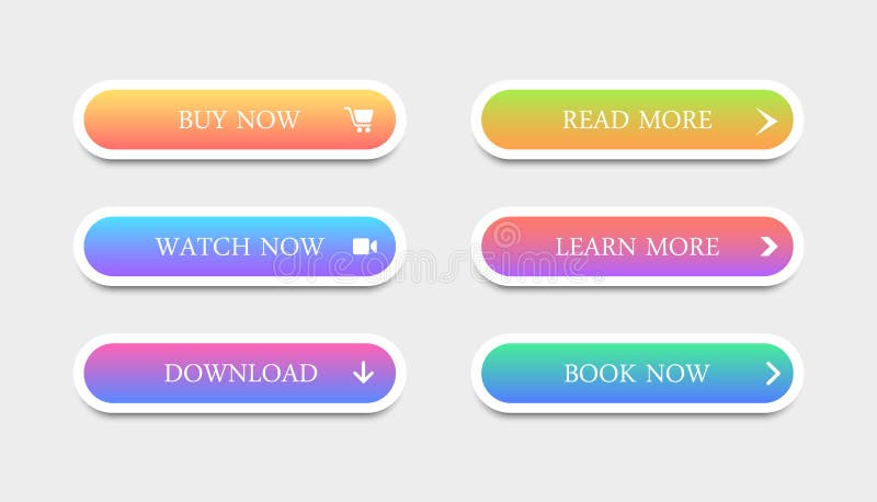 Collection of buttons stock illustration. Illustration of button - 11353582