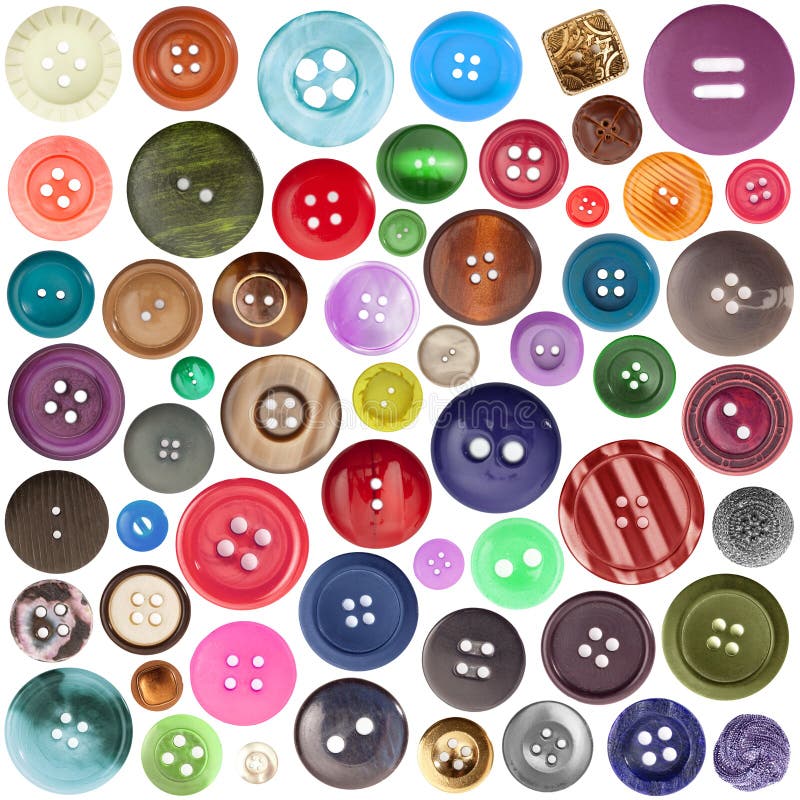 Collection of Buttons stock illustration. Illustration of collection ...