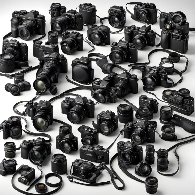 Collection of Camera and Lens in a Creative Way for Wallpaper and ...