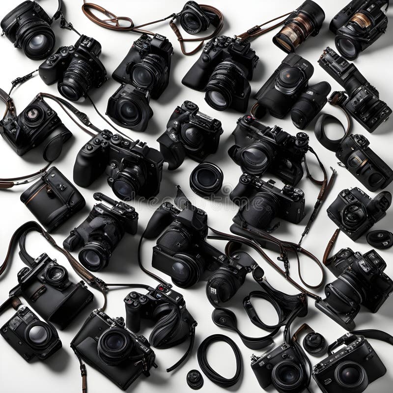 Collection of Camera and Lens in a Creative Way for Wallpaper and ...
