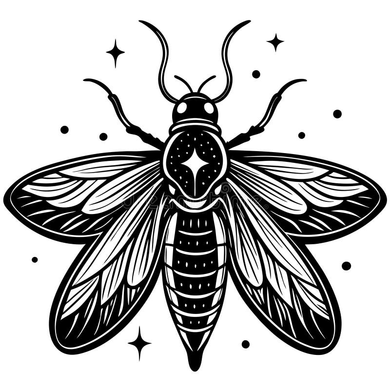 Sparkling Firefly Vector Illustrations: Nature S Nightlight Stock ...