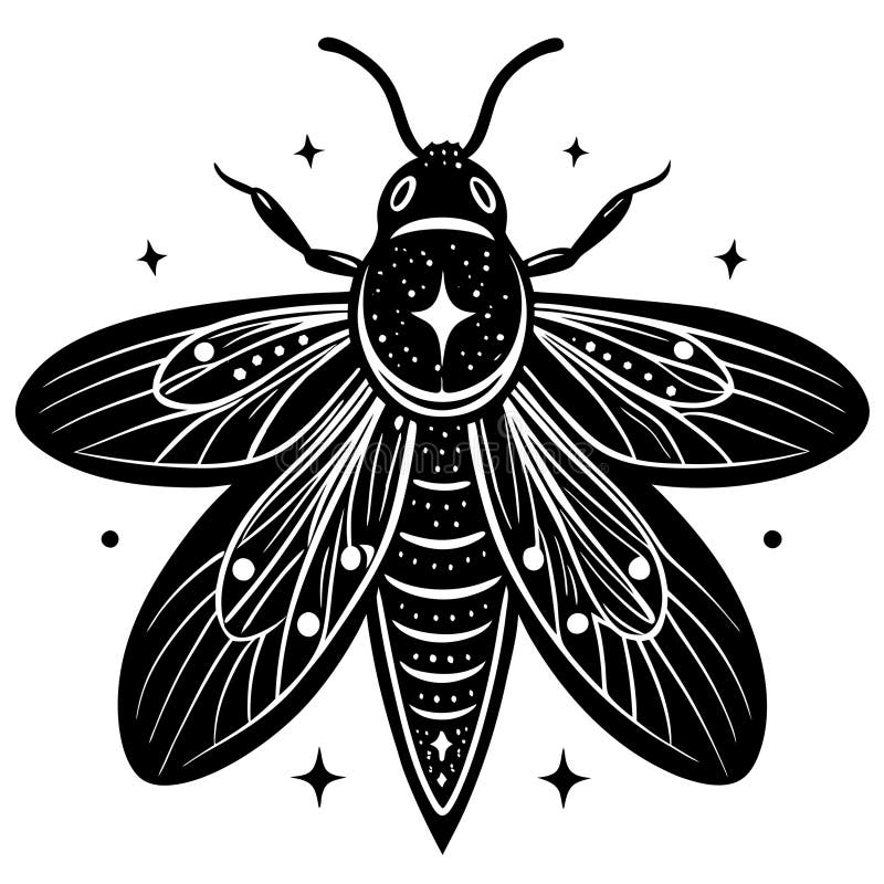 Sparkling Firefly Vector Illustrations: Nature S Nightlight Stock ...