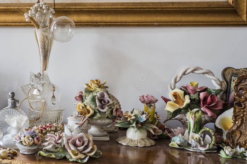 Collection of Ceramic Objects Stock Image - Image of dishware, kitchen ...