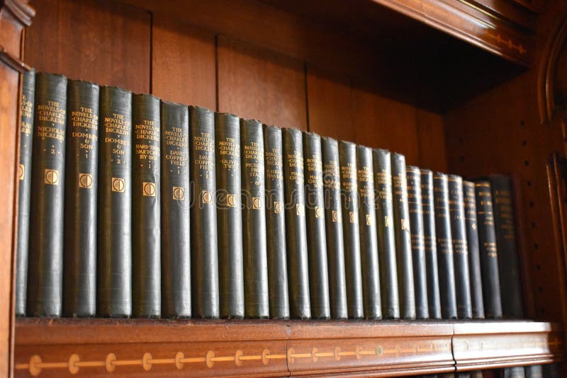 Collection of Charles Dickens Novels Editorial Image - Image of ...