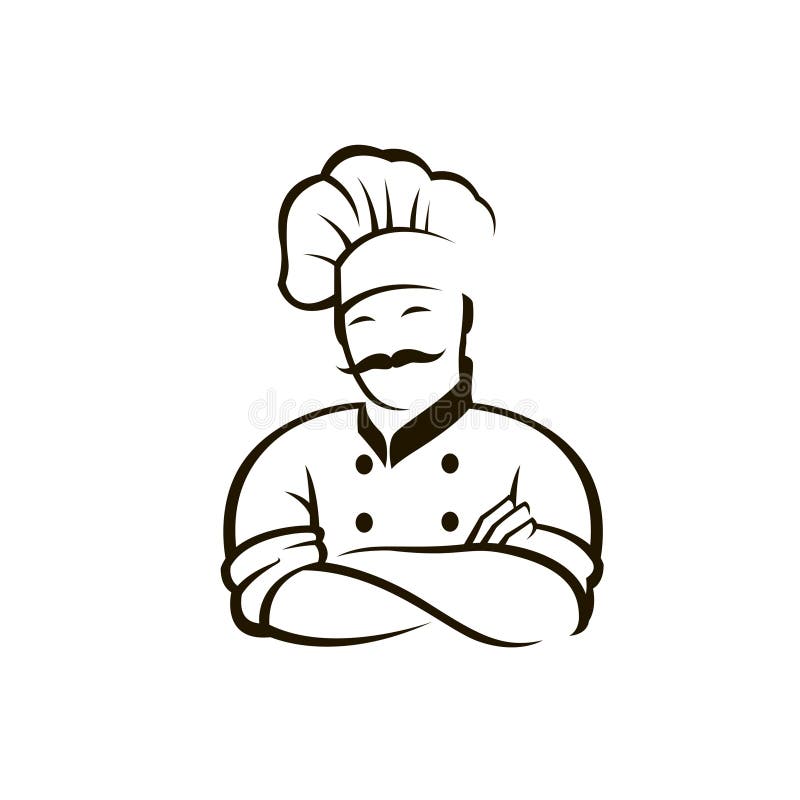 Chef icon stock vector. Illustration of cuisine, icon - 16163739