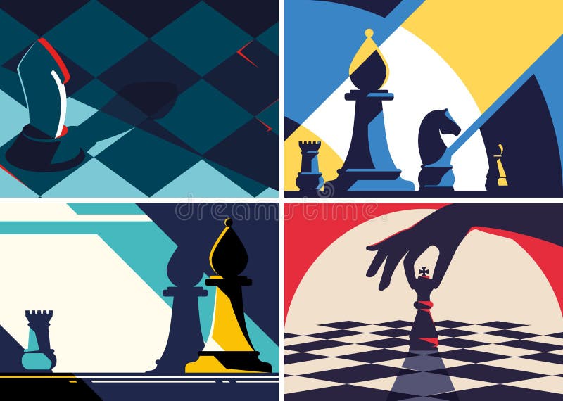 Collection of Chess Openings Stock Illustration - Illustration of game ...
