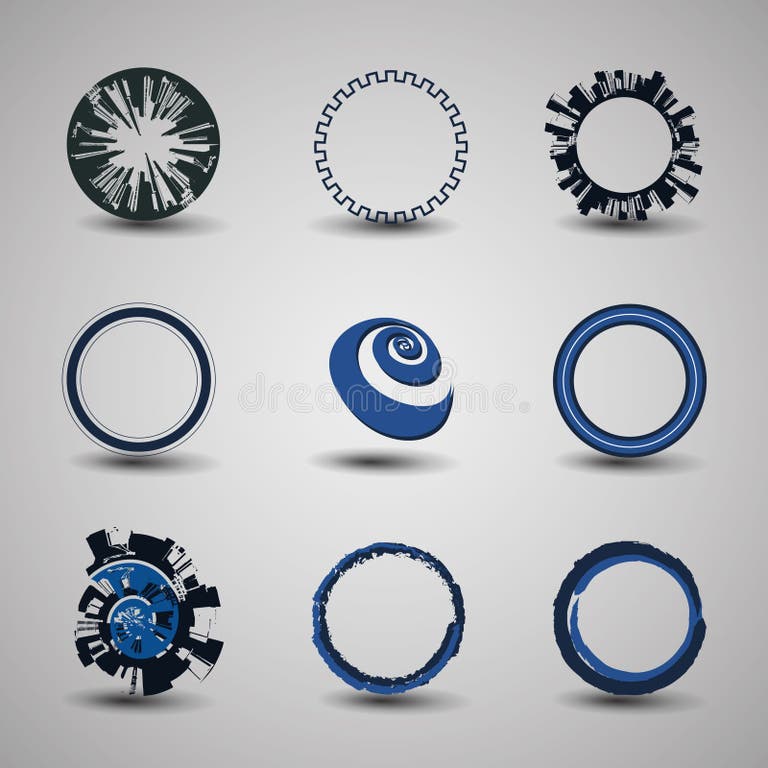 Circle Designs Stock Illustrations – 152,613 Circle Designs Stock ...
