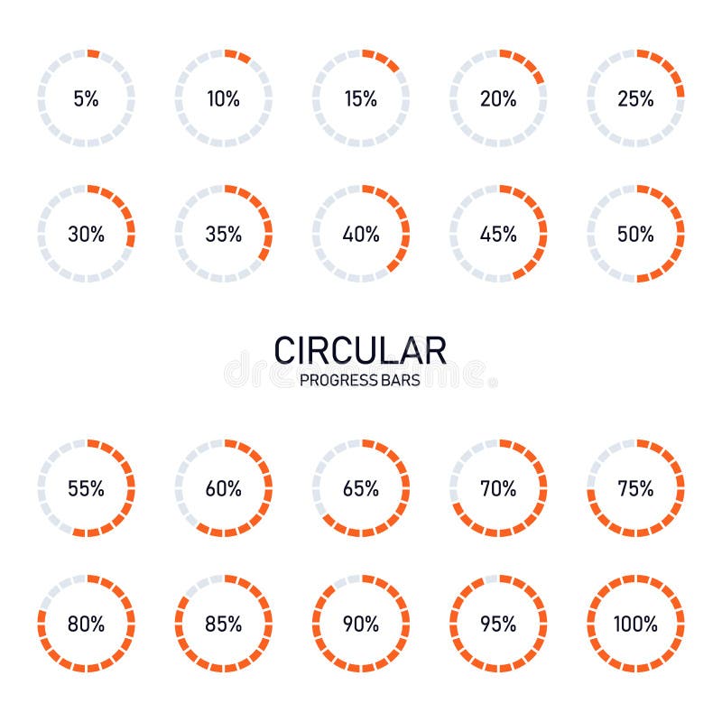 Collection of Circular Futuristic Progress Loading Bar Stock ... Collection of Circular Futuristic Progress Loading Bar Stock ...