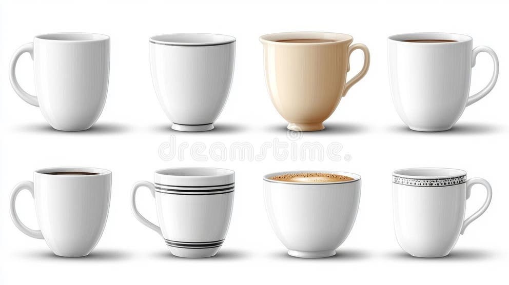Eight Coffee Cups Stock Illustrations – 181 Eight Coffee Cups Stock ...