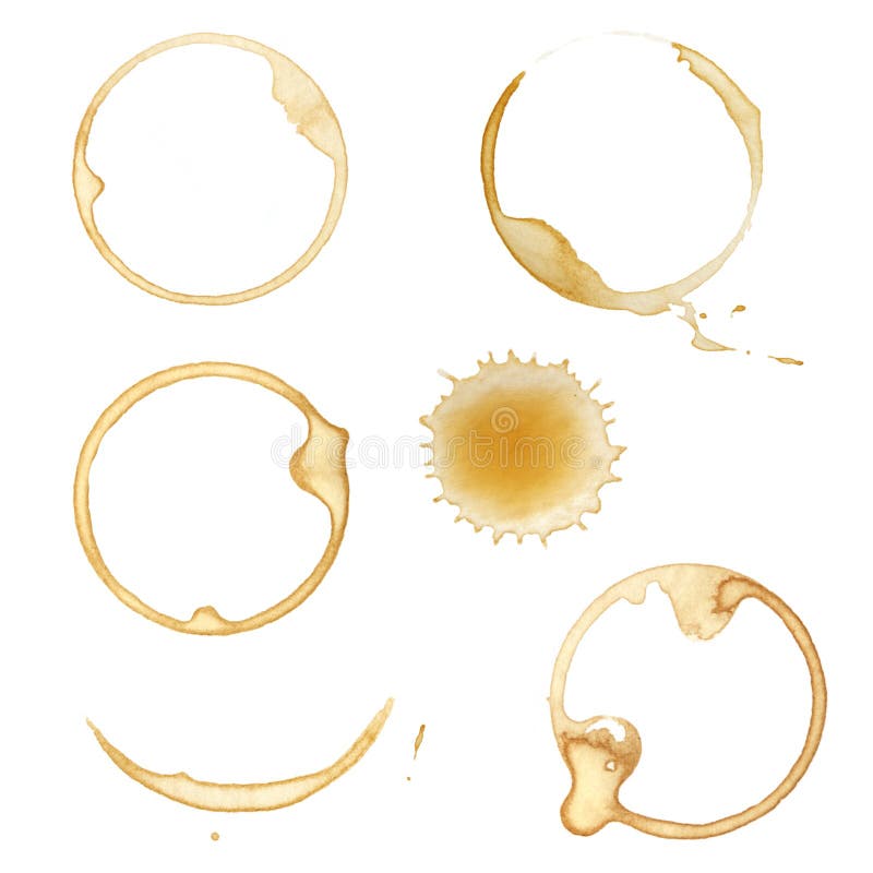 Coffee stains stock image. Image of coffee, coffey, table - 21599151