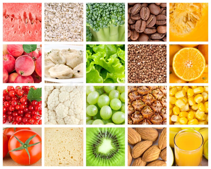 Collection of Color Fruits and Vegetables Stock Image - Image of carrot ...