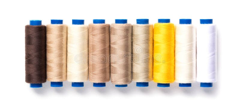 609 Different Color Spools Thread Textile Industry Background Stock ...