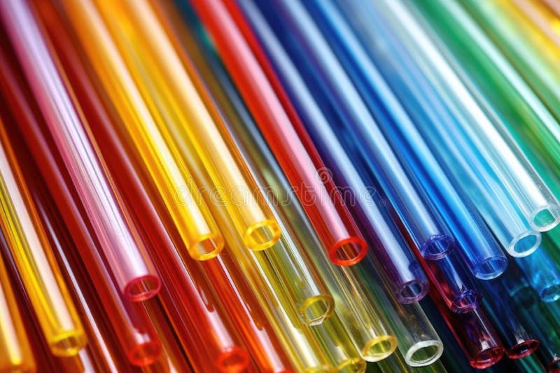 A Collection of Colored Art Glass Rods Stock Photo - Image of ...