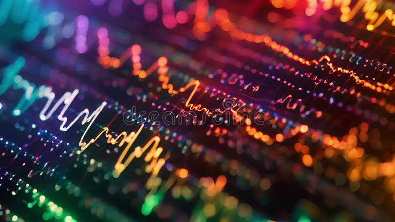 A Collection of Colored Brain Wave Graphs Showing the Patients Progress ...