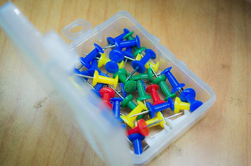 Collection of Colored Note Pins Stock Image - Image of pins, collection ...