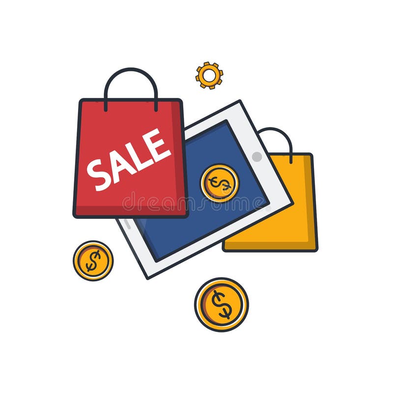 Collection Colored Thin Icon of Learning Subject Stock Vector ... Collection Colored Thin Icon of Learning Subject Stock Vector ...
