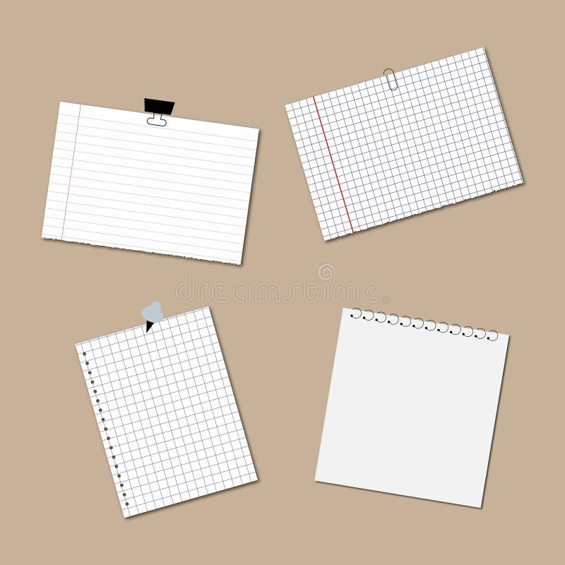 A Collection of Colorful Note Paper Sheets with a Curled Corner, Ready ...