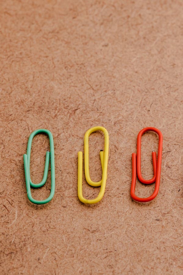 Collection of Colorful Pins and Paper Clips Collection Stock Image ...