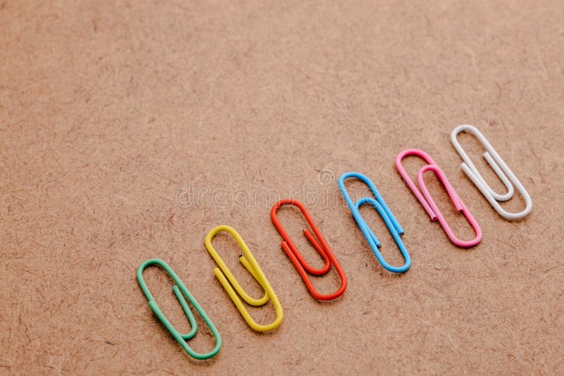 Collection of Colorful Pins and Paper Clips Collection Stock Image ...