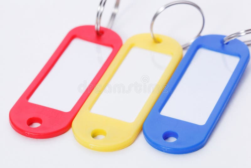 Collection of a Colourful Key Fobs. Stock Photo - Image of colourful ...