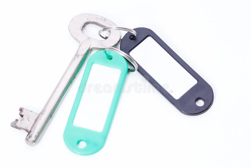 Collection of a Colourful Key Fobs. Stock Image - Image of colourful ...