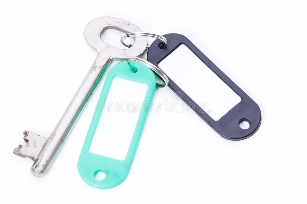 Collection of a Colourful Key Fobs. Stock Image - Image of colourful ...