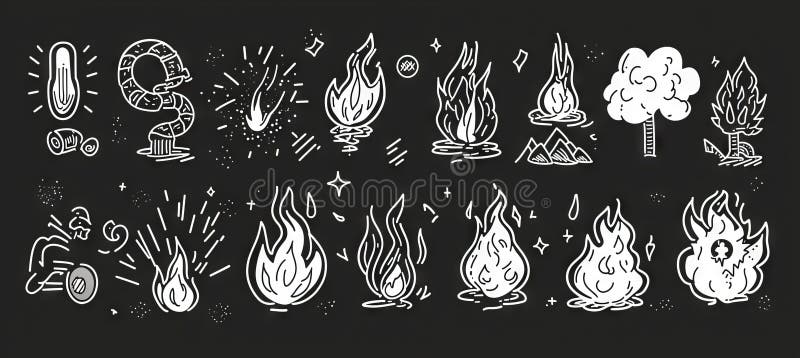 A Collection of Comic Cartoon Boom Speed Effects Showcasing Explosive ...