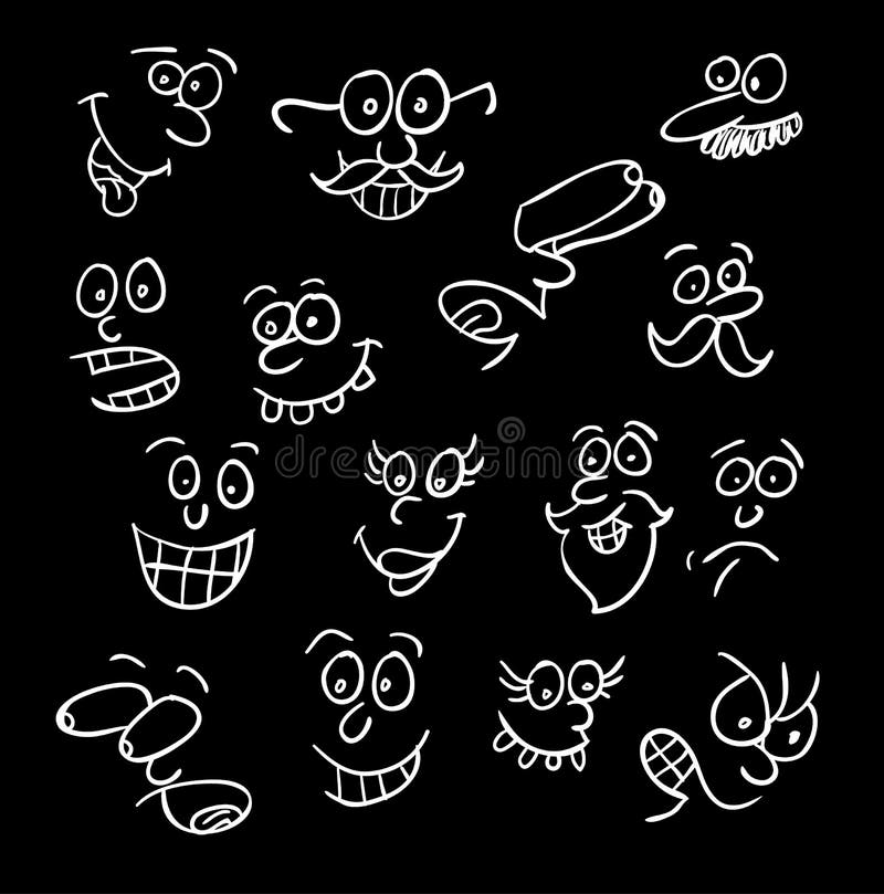 Collection of Comic Icons. Vector Illustration. Stock Vector ...