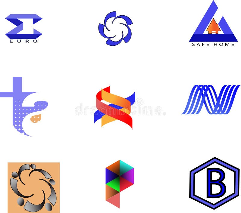 Company logos stock vector. Illustration of brand, artwork - 5160475