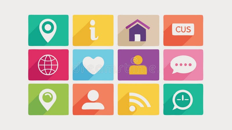 Collection of Connect Icons.Contact Us Icon Set.Contact and ...