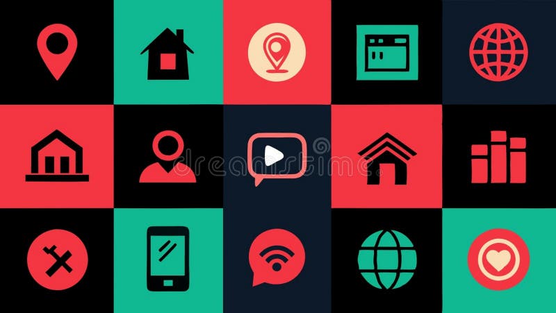 Collection of Connect Icons.Contact Us Icon Set.Contact and ...