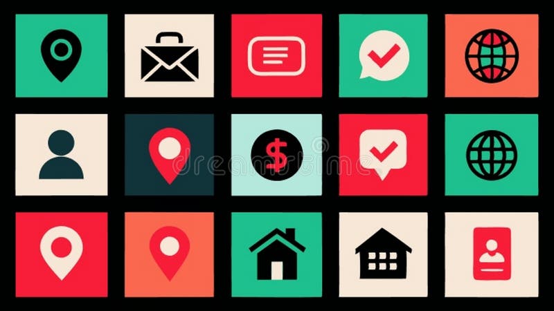 Collection of Connect Icons.Contact Us Icon Set.Contact and ...