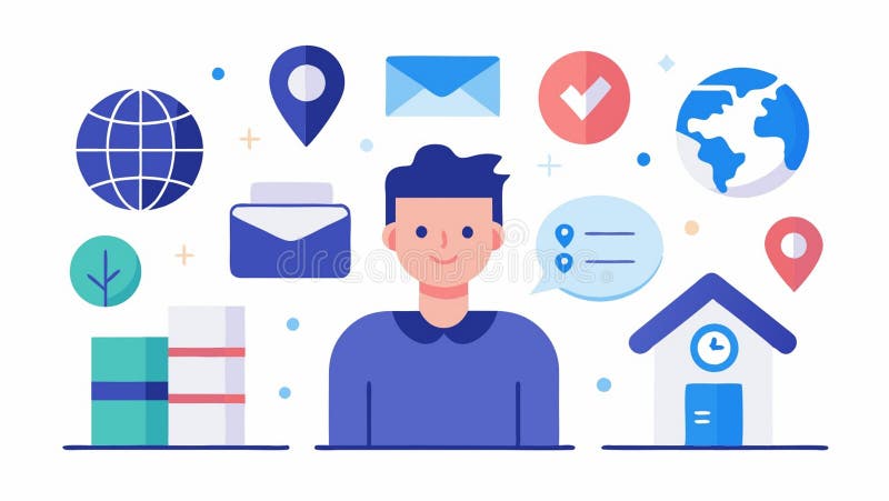 Collection of Connect Icons.Contact Us Icon Set.Contact and ...