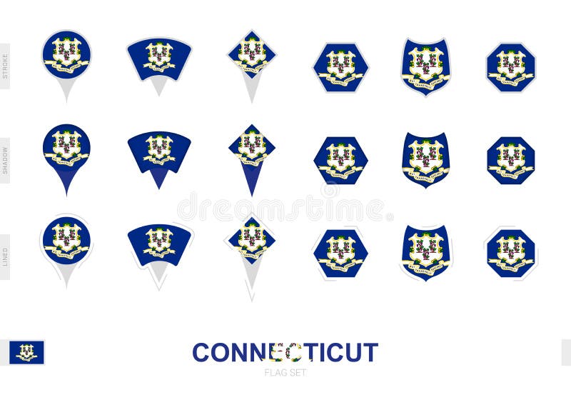 Connecticut Shield Stock Illustrations – 211 Connecticut Shield Stock ...