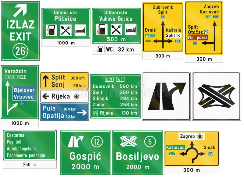 Croatia map and cities stock vector. Illustration of europe - 33933607