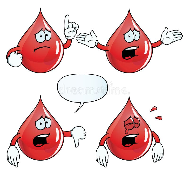 Blood Drop with Thumbs Up stock vector. Illustration of copy - 53667568