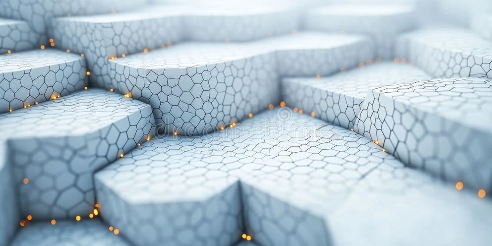 A Collection of Cubes with LED Lights on Display Stock Photo - Image of ...