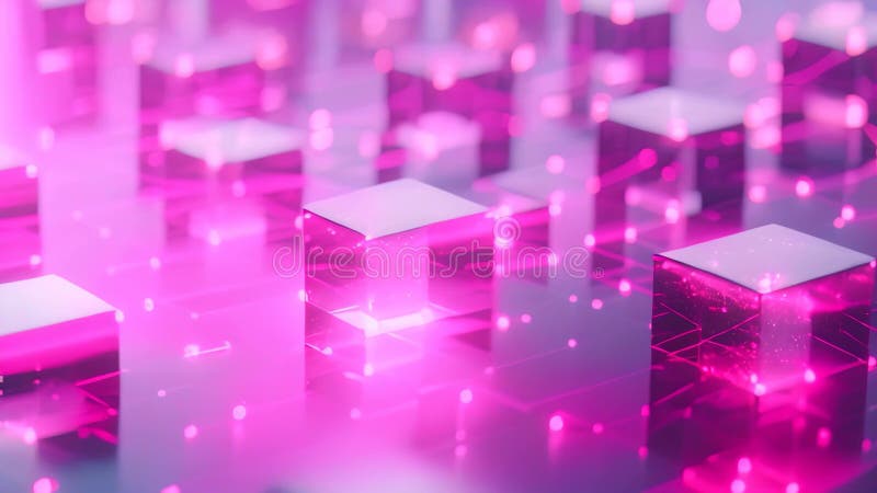 A Collection of Cubes Placed on Top of a Table in an Organized Manner ...