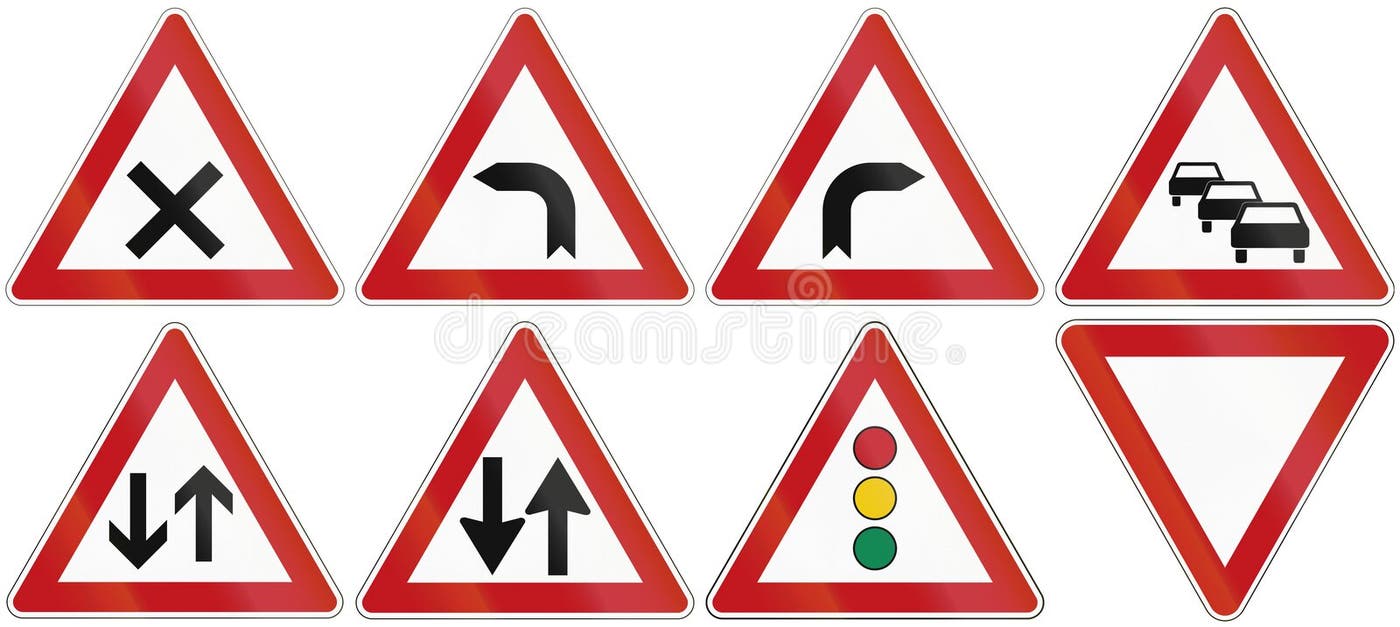 German Warning Signs Stock Illustrations – 103 German Warning Signs ...